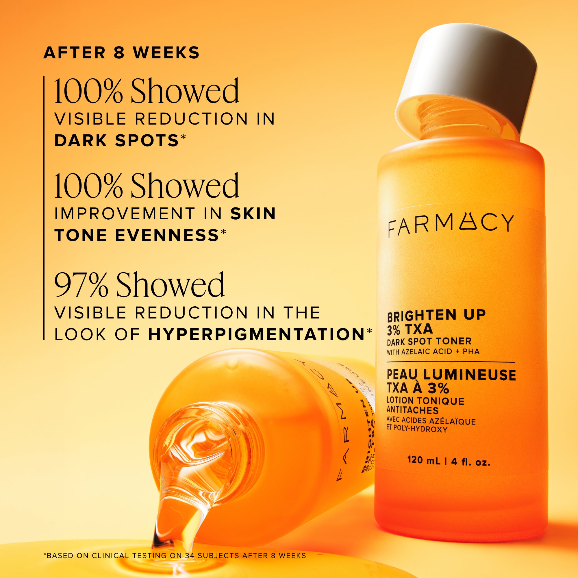 Brighten Up 3% TXA Brightening Toner | Farmacy Beauty