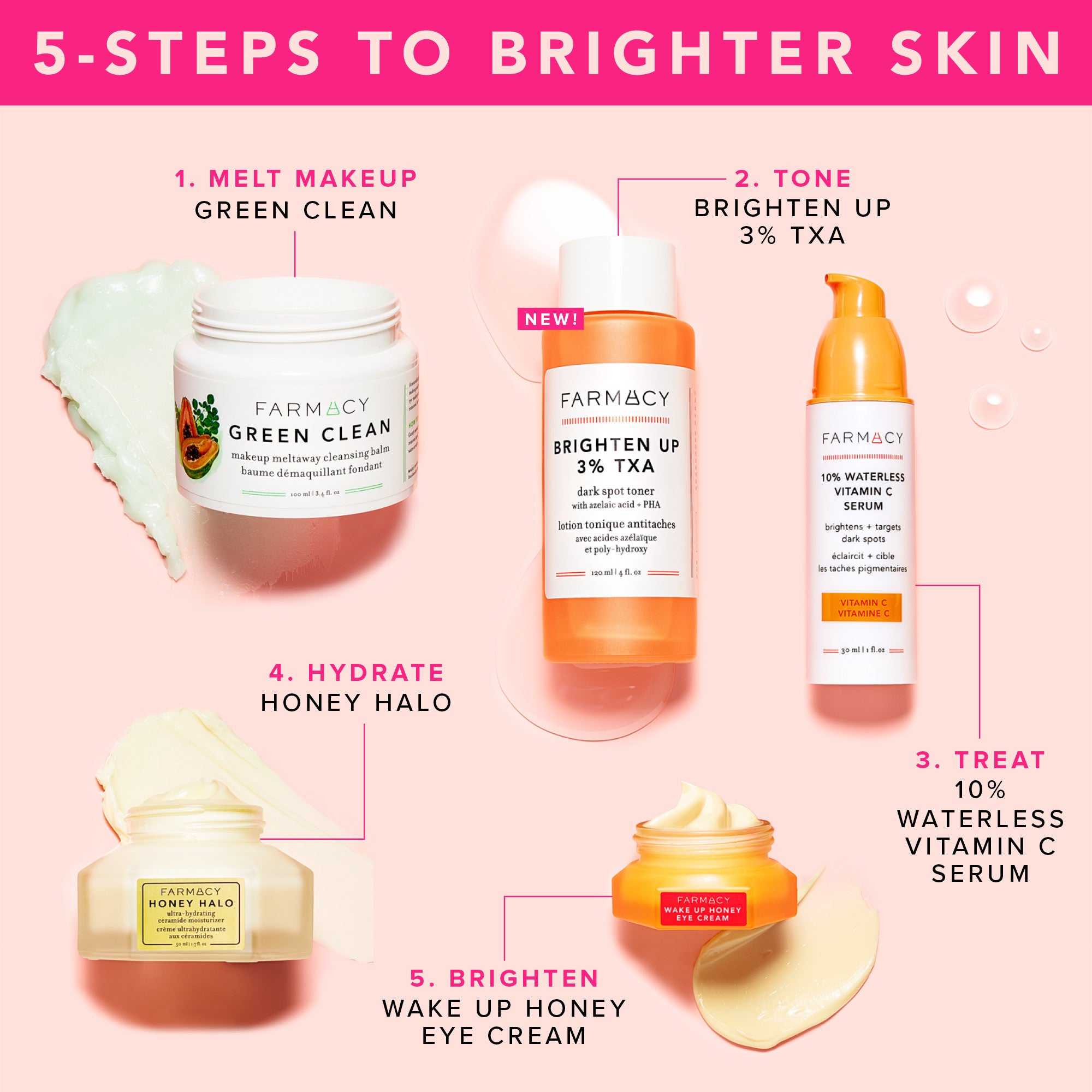 Brighten Up 3% TXA Brightening Toner | Farmacy Beauty